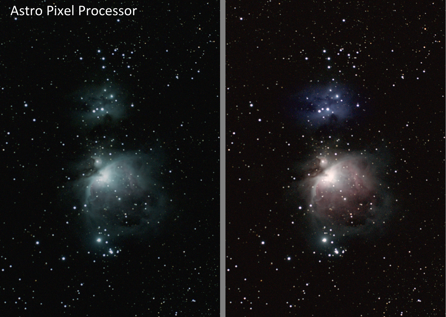 Aligning and stacking software: Sequator, Deep Sky Stacker (DSS), Siril, Astro Pixel Processor ...