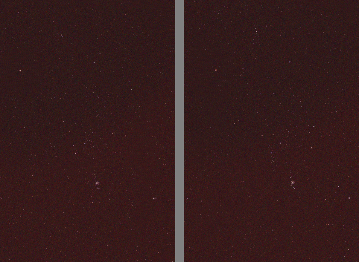 A constellation image taken using a tripod mounted APS-C DSLR and then processed using Sequator ...