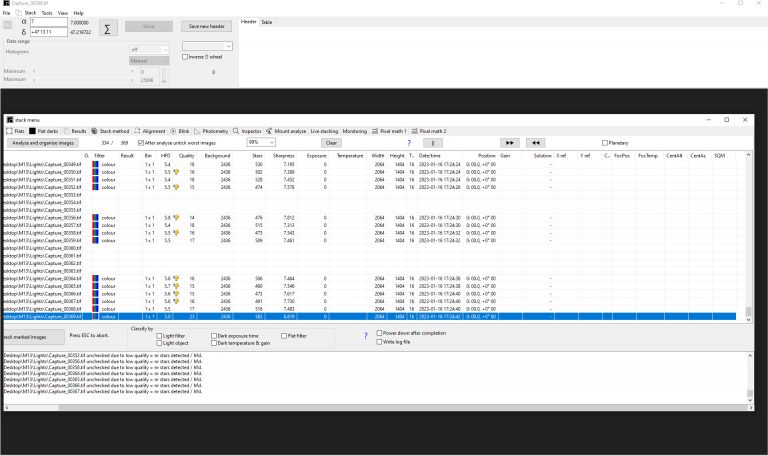 The best free astronomical data image processing software: ASTAP and ...
